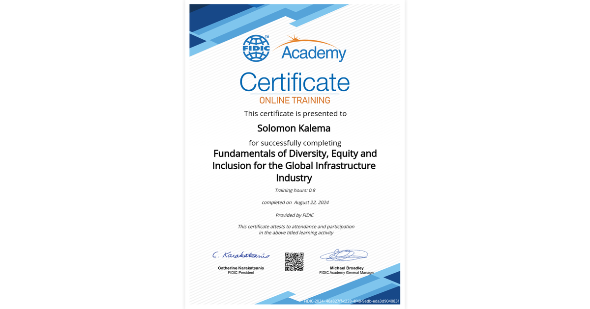 Solomon Kalema | Fundamentals of Diversity, Equity and Inclusion for ...