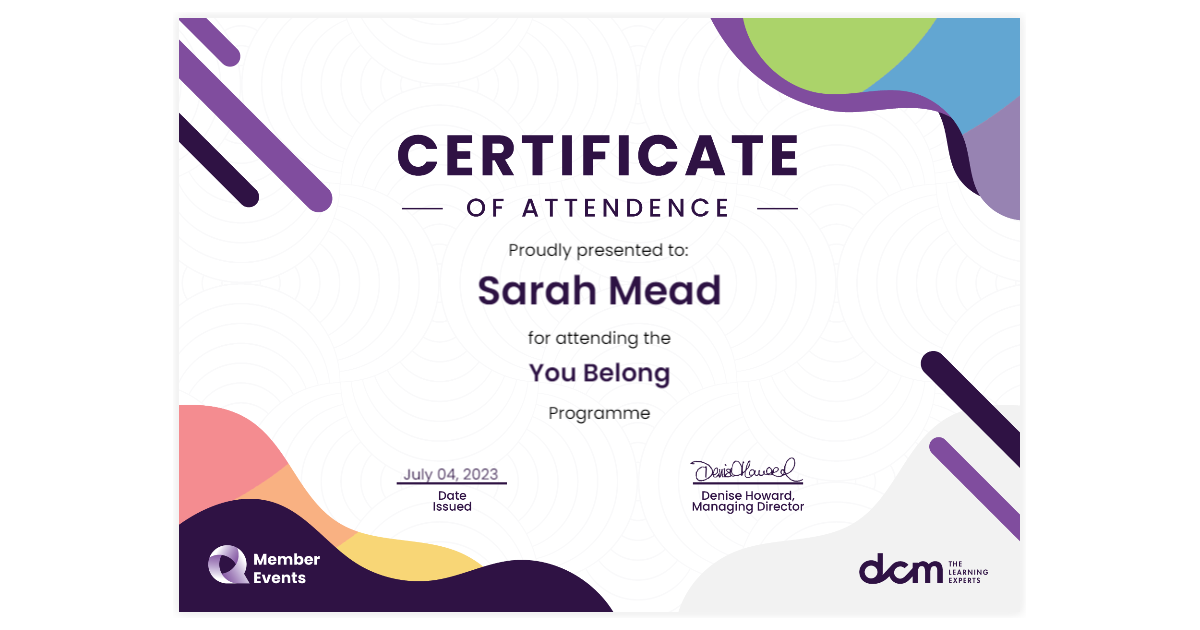 Sarah Mead | You Belong | DCM Learning via Hyperstack